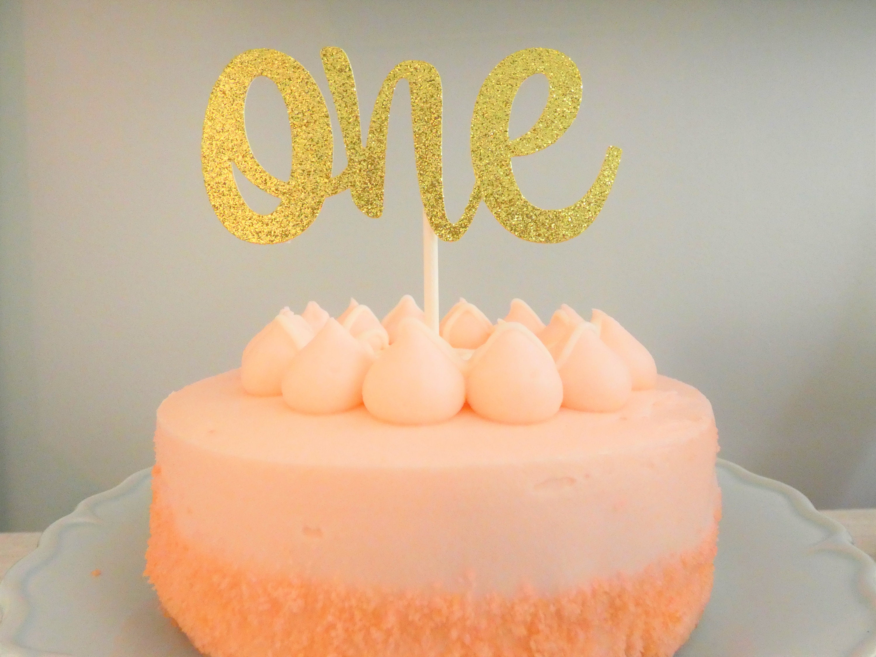 Number Cake Topper number 1 Cake Topper gold 2 Cake Topper 1st Etsy