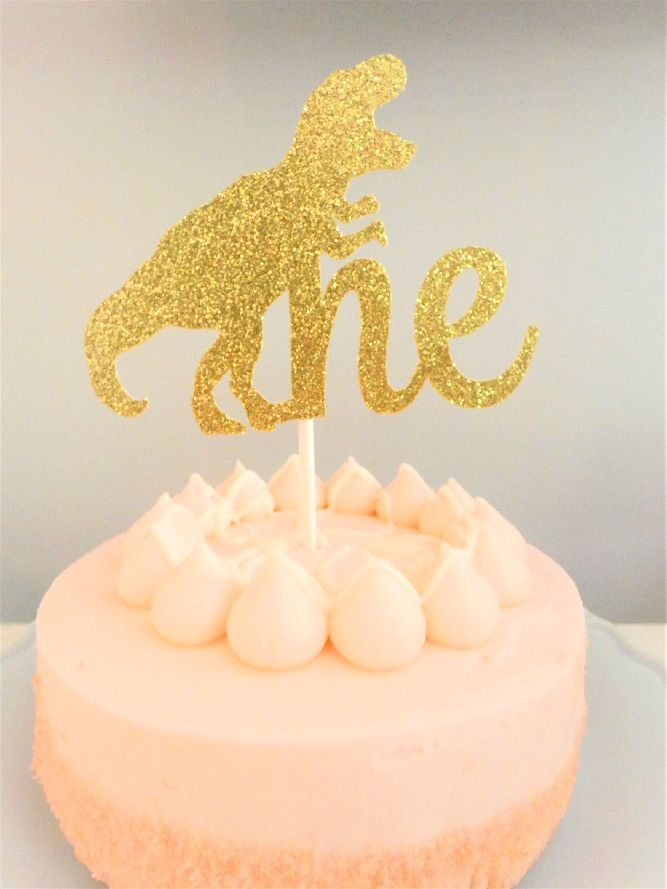 Dinosaur Cake Topper/number Cake Topper/dinomite - Etsy