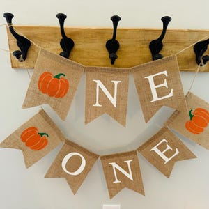 Pumpkin Highchair Banner, Pumpkin One Banner, Pumpkin Birthday, Our ...