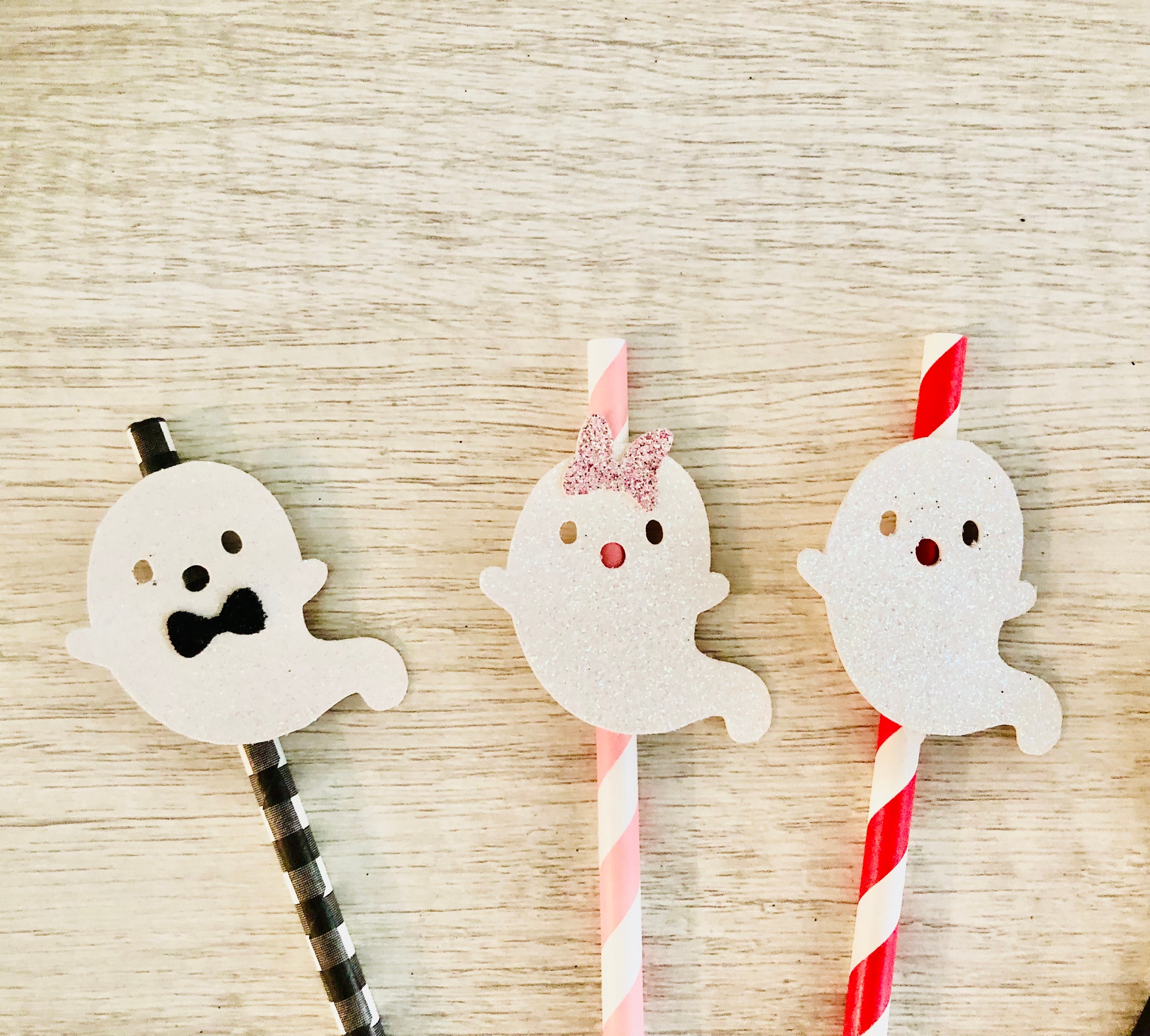 Ghost Straws/ghost Birthday/ghost Party/halloween Decor/boy Ghost/girl ...