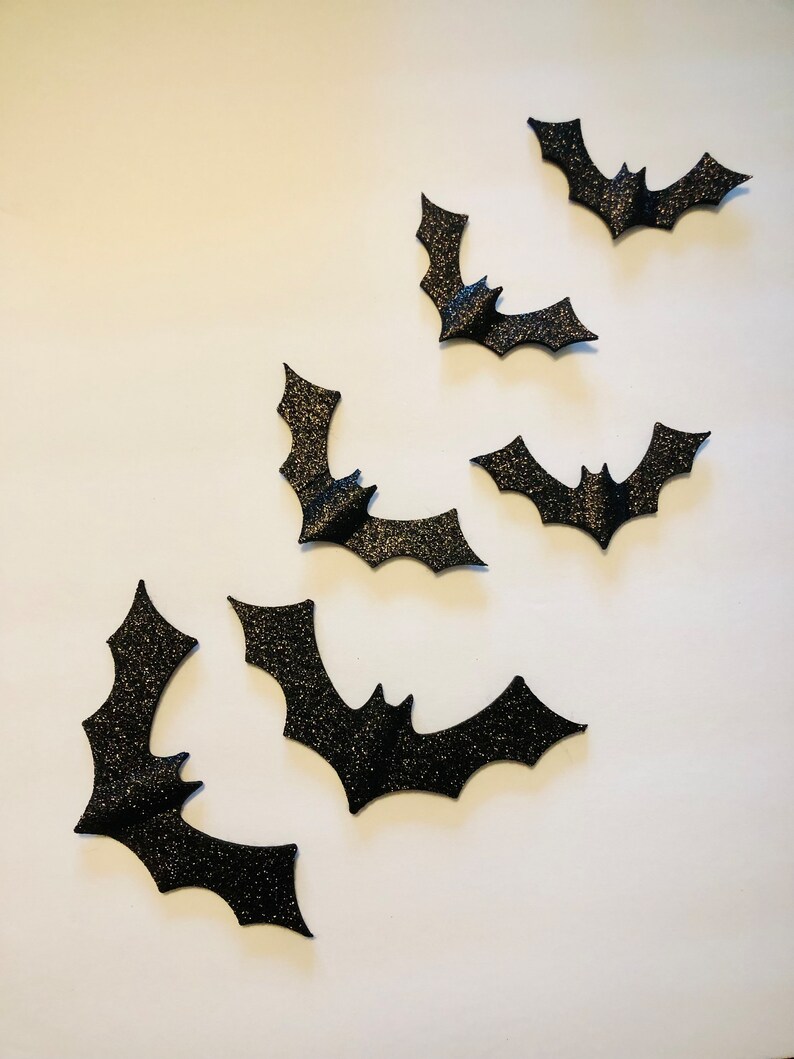 Bat Wall Decals/halloween Decor/flying Bats/3d Bats/bat Wall Decor/bat ...