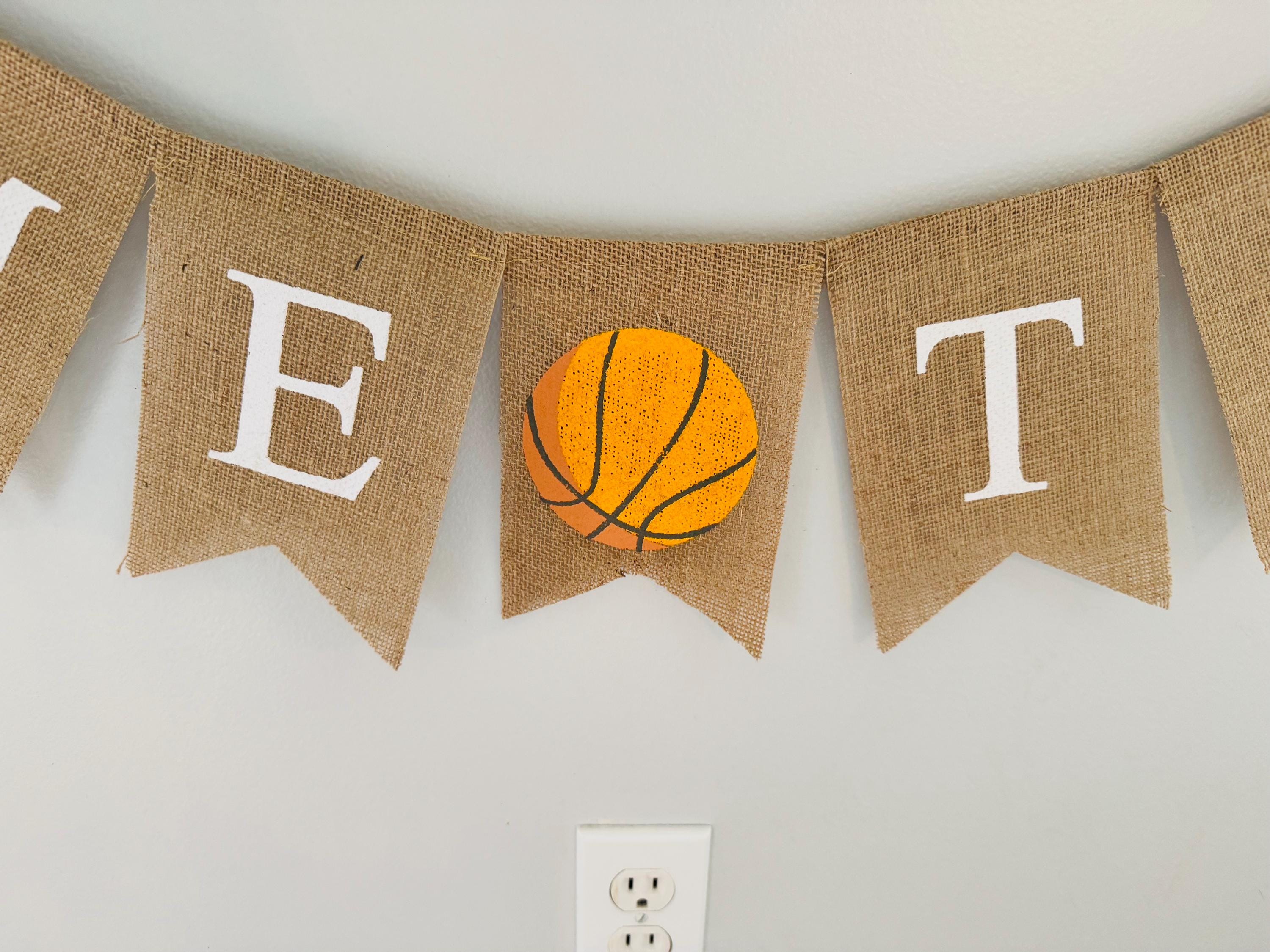 Basketball Banner, Basketball Birthday Banner, Basketball Decor ...