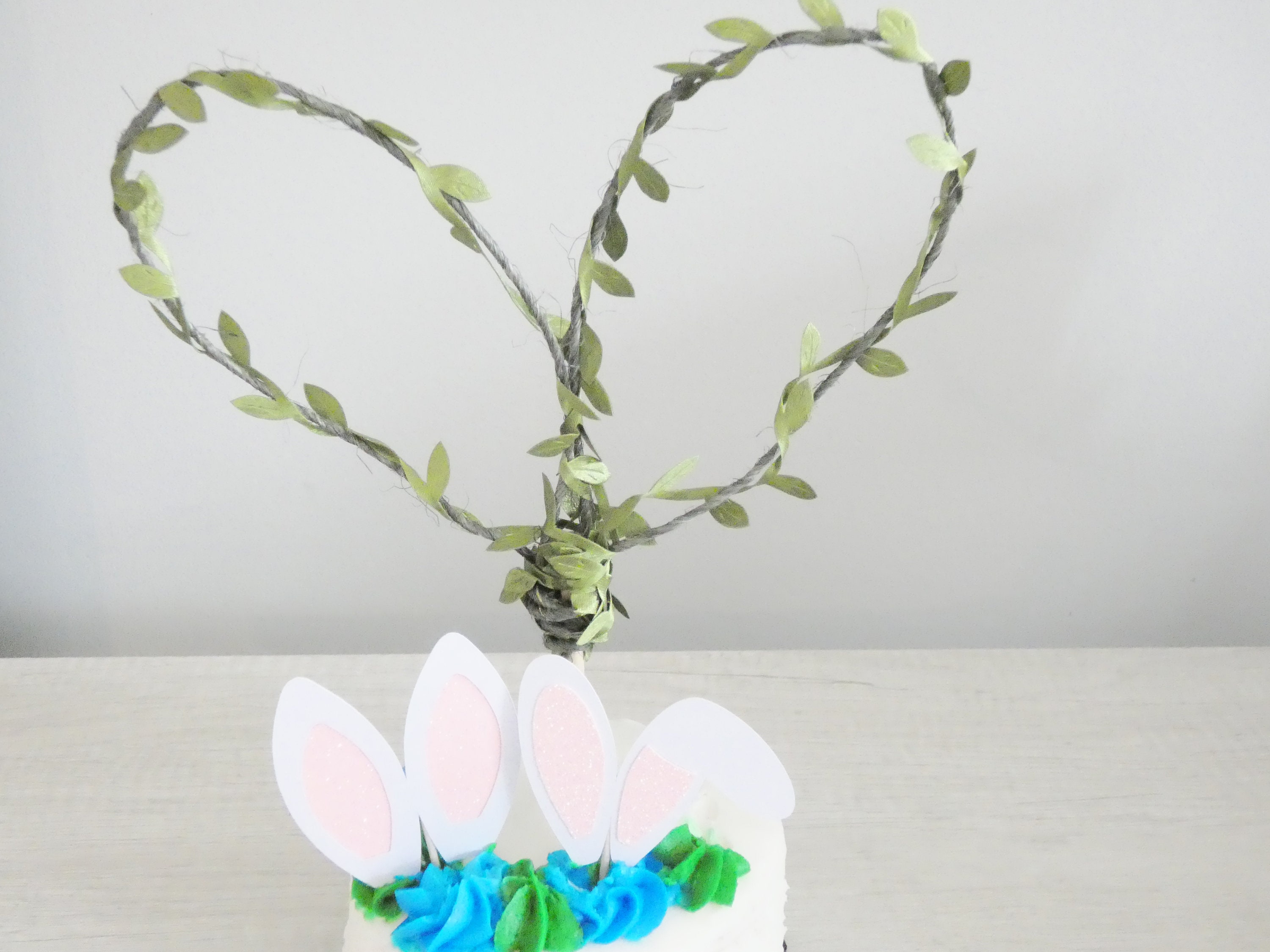 Bunny Baby Shower/bunny Ear Cake Topper/some Bunny is One/easter Bunny ...