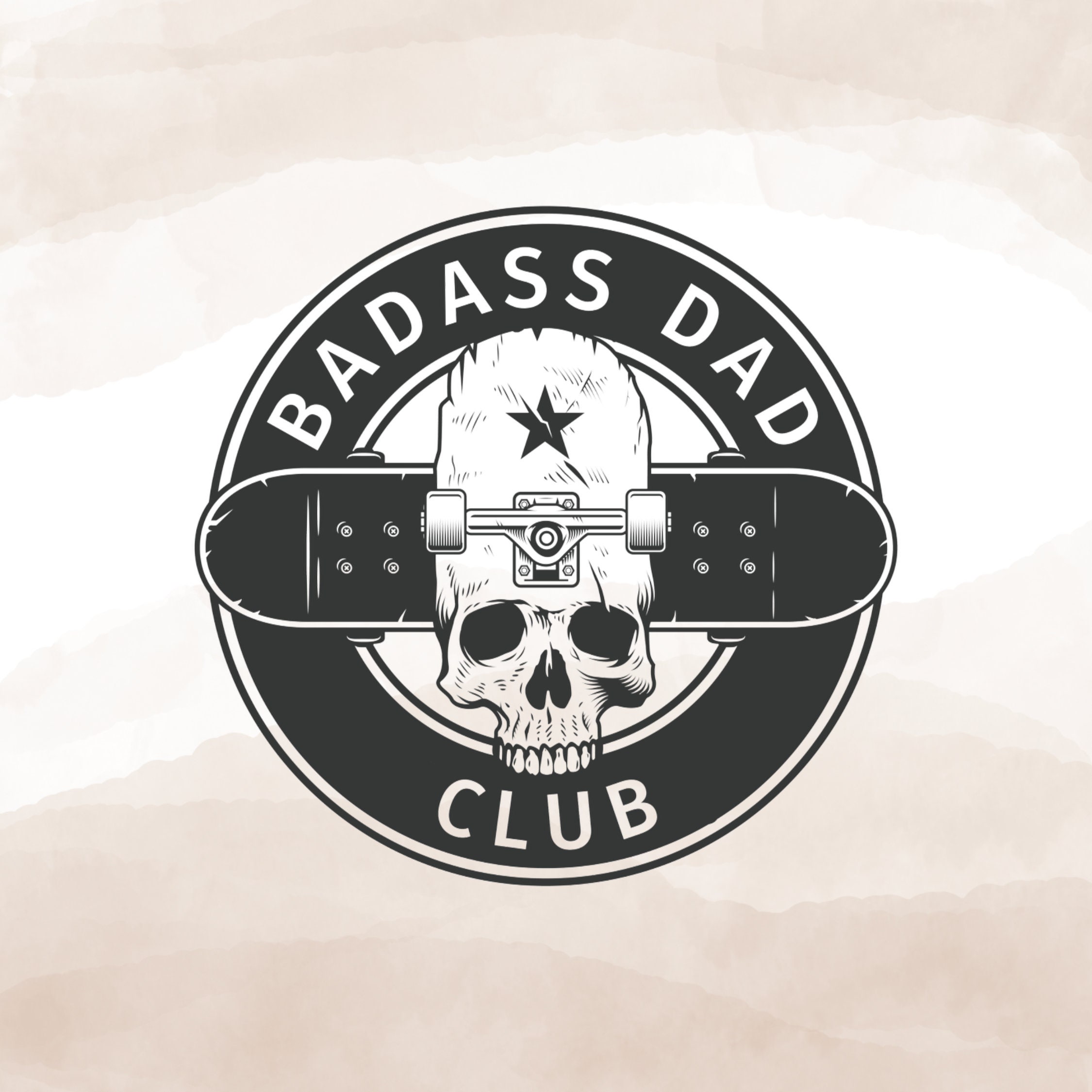 Badass Dad Rocker PNG, Vintage, Digital Download, Sublimation Design ...