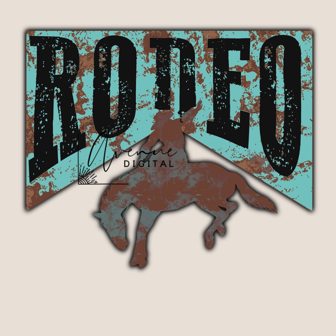 Rodeo PNG, Vintage Rodeo Sublimation, Western Sublimation, Cowboy PNG ...