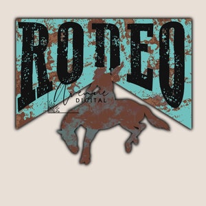 Rodeo PNG, Vintage Rodeo Sublimation, Western Sublimation, Cowboy PNG ...