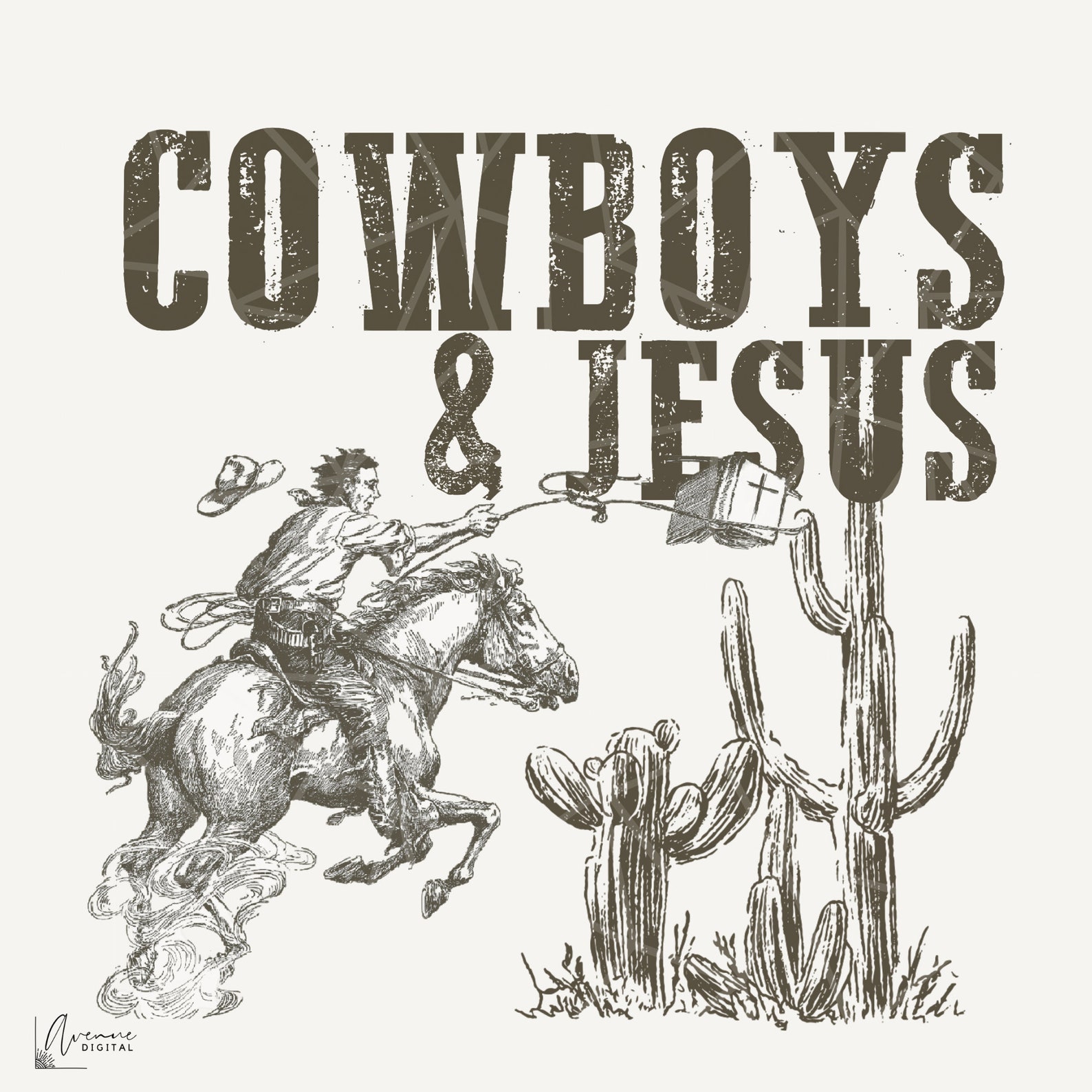 Cowboys and Jesus Png, Western Rodeo| Faith Png | Digital Download ...