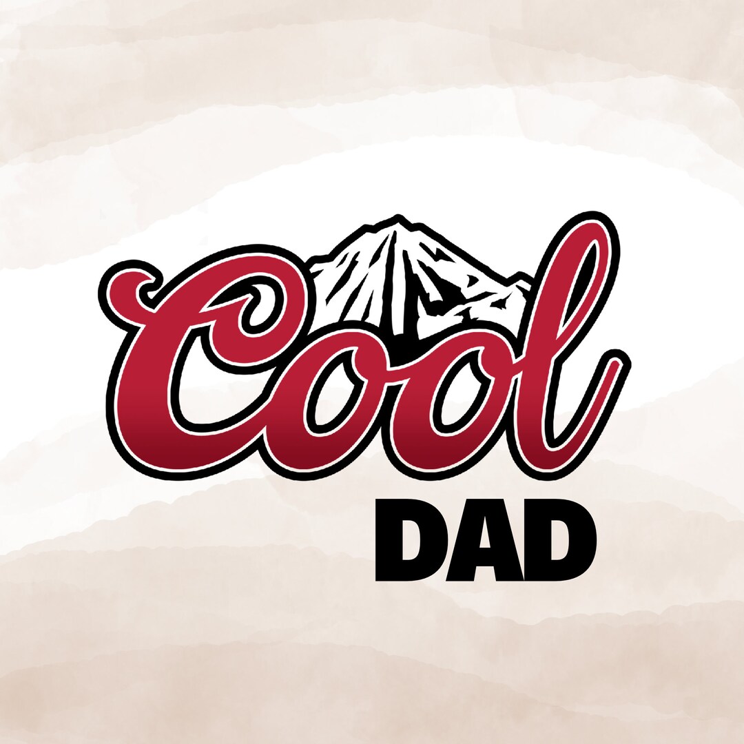 The Cool Dad Png, Best Father Svg, Father Svg, Dad Day Svg, Father's ...