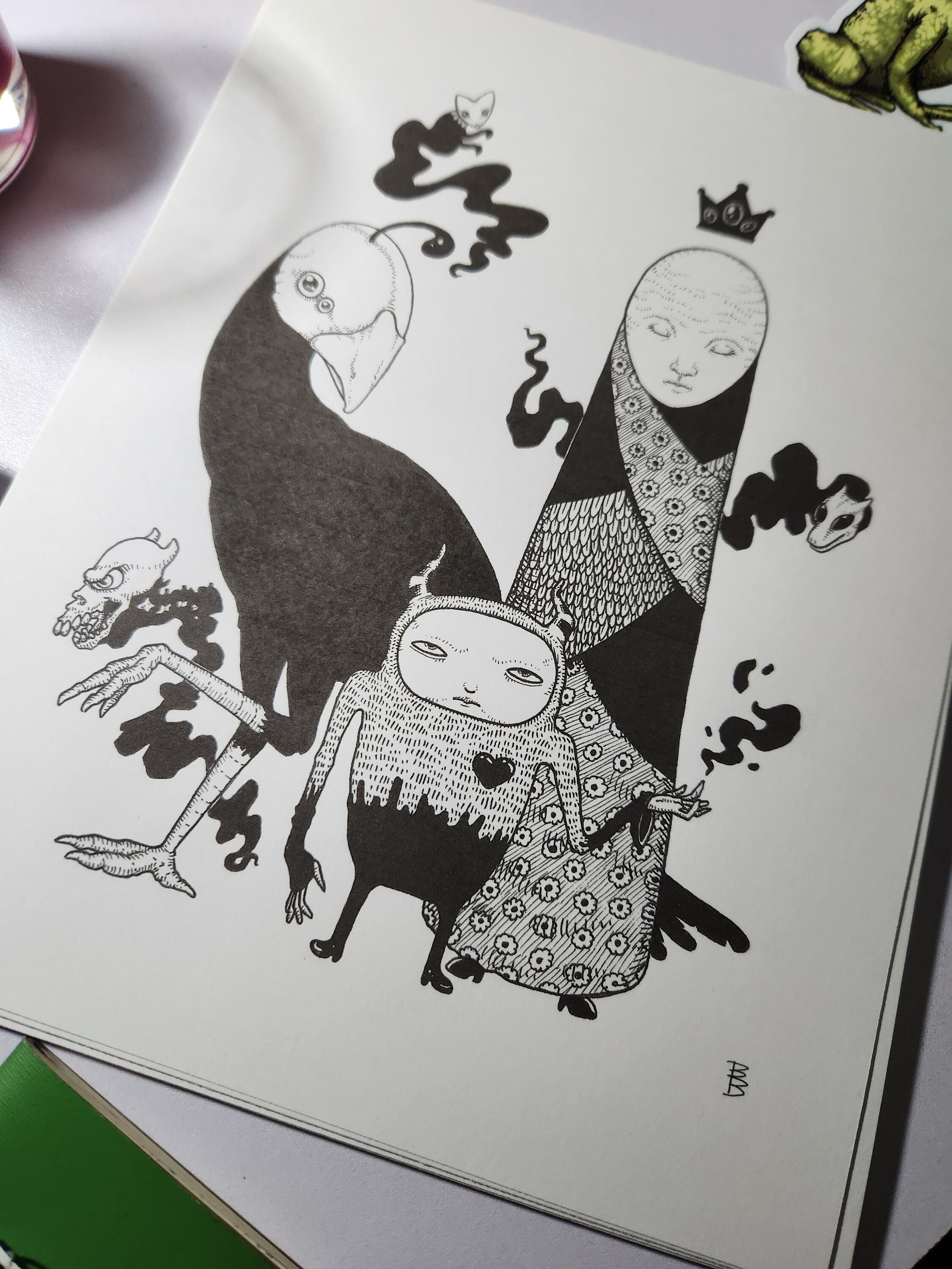 Mystical Siblings Print, Fantasy Art, Magic Wall Decor, Witch and ...