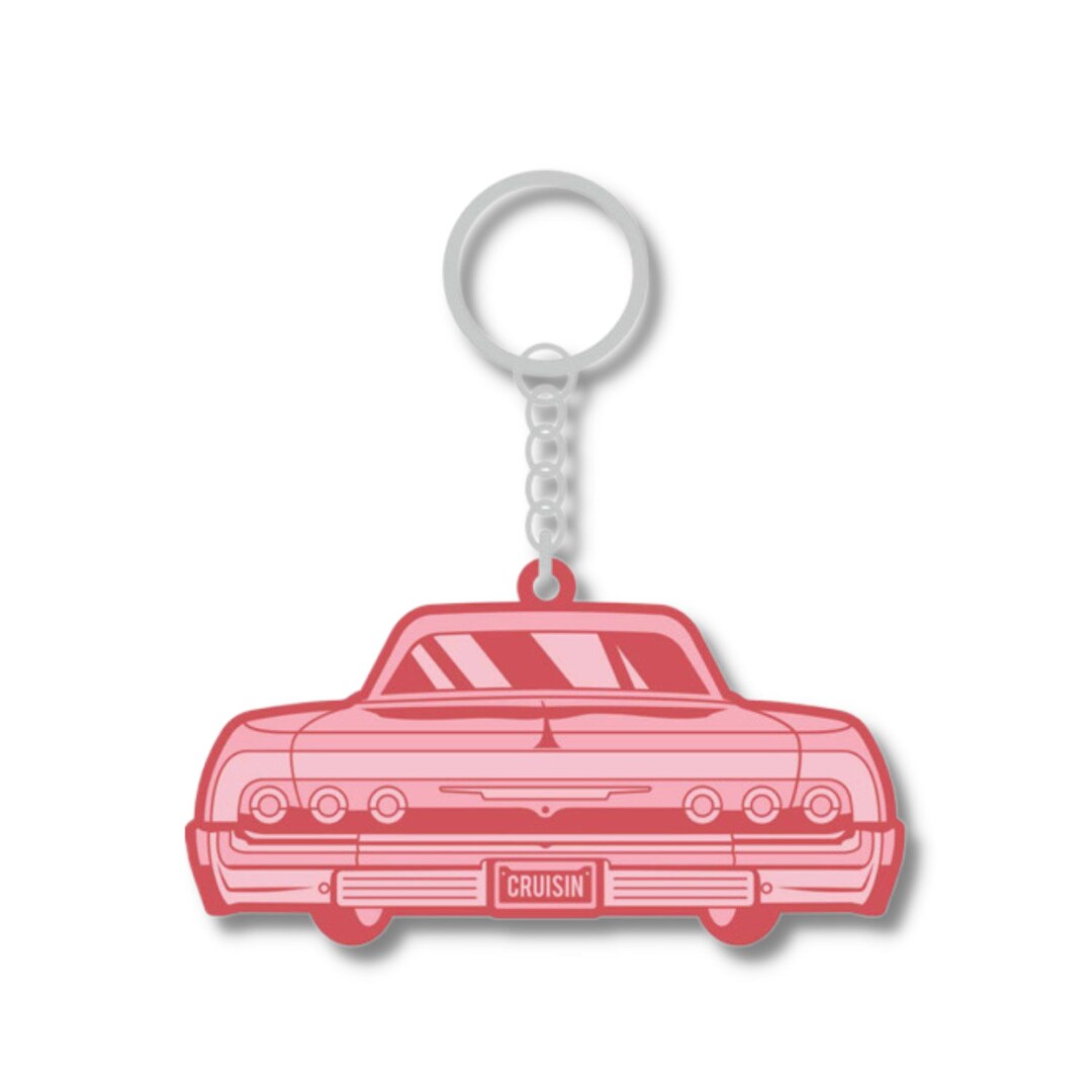 Revinyl™ Pink Lowrider Keychain - Etsy