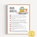 Mini School Bus Rules Chart, School Bus Drivers, School Bus Safety ...
