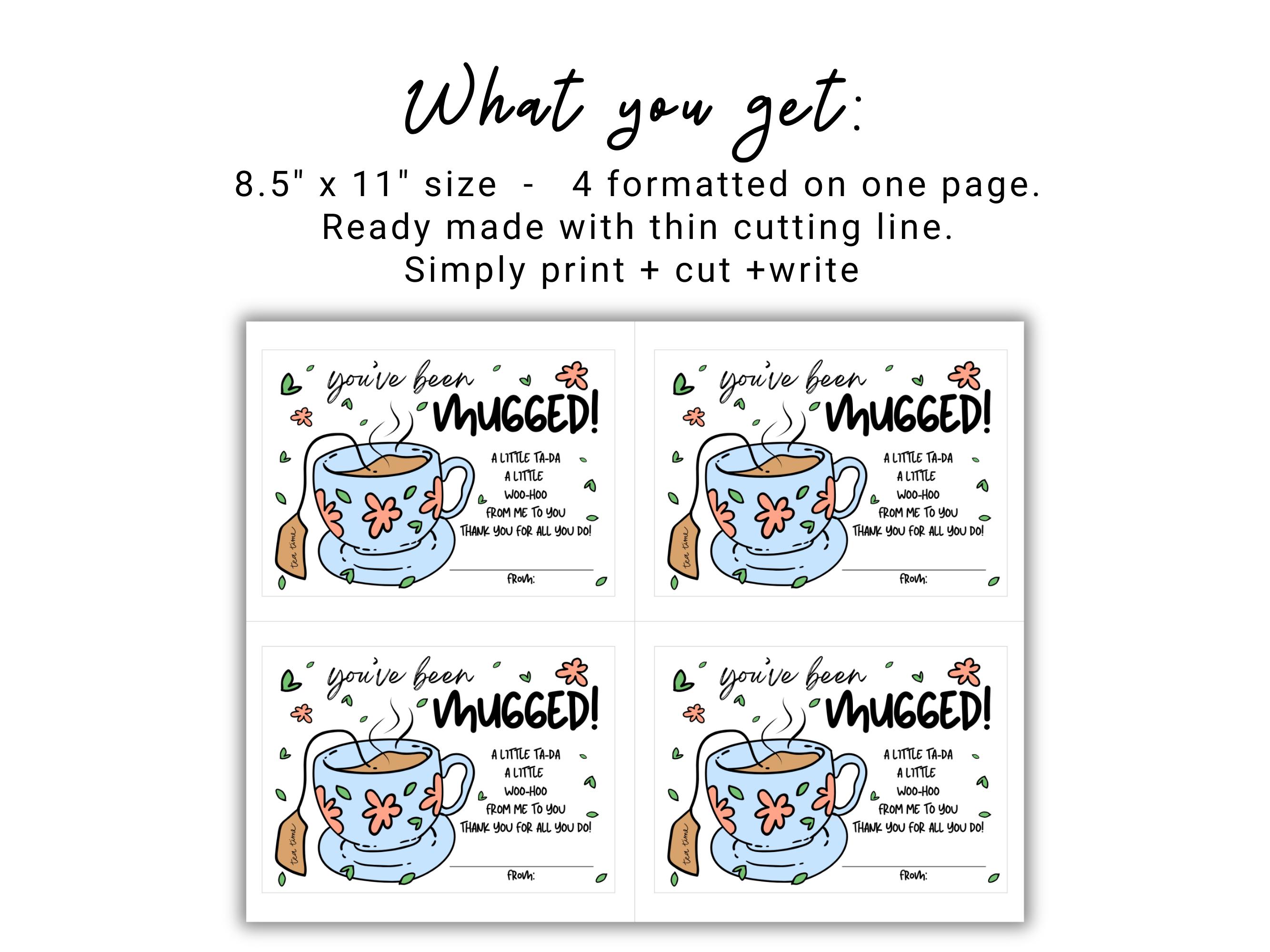 YOU'VE Been MUGGED, Appreciation Gift, Teacher, School Nurse, Nurse, Co ...