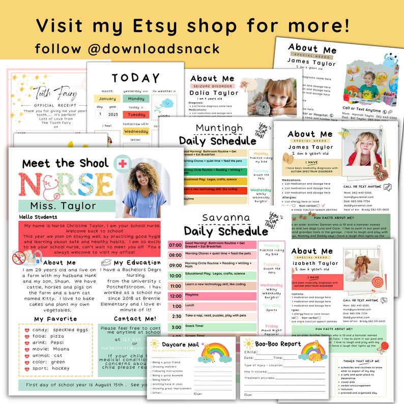 School Bus Rules, Teach Safety Rules, Back to School, Instant Download ...