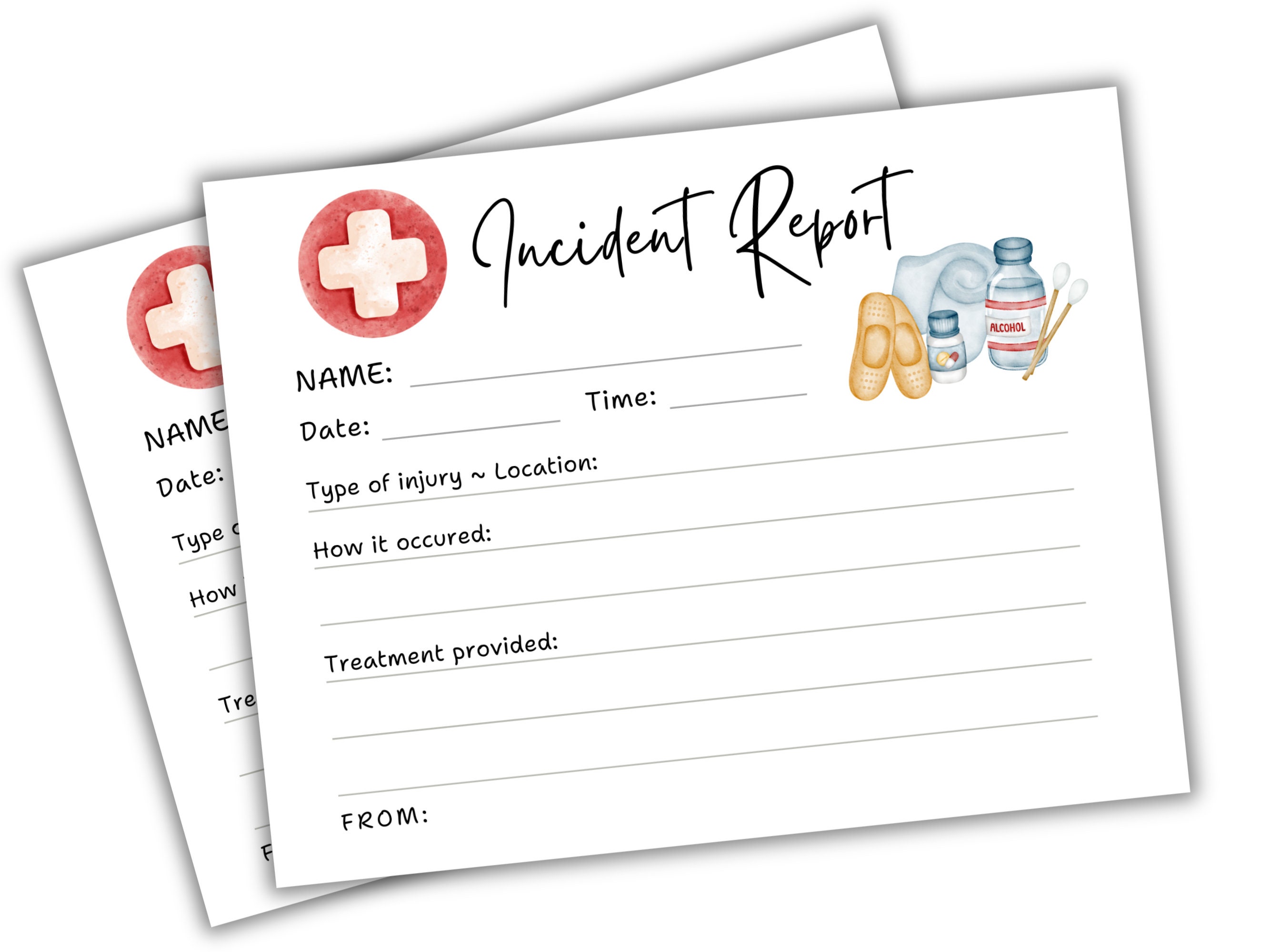 Daycare Incident Report, Daycare Childcare Provider, Child Incident ...