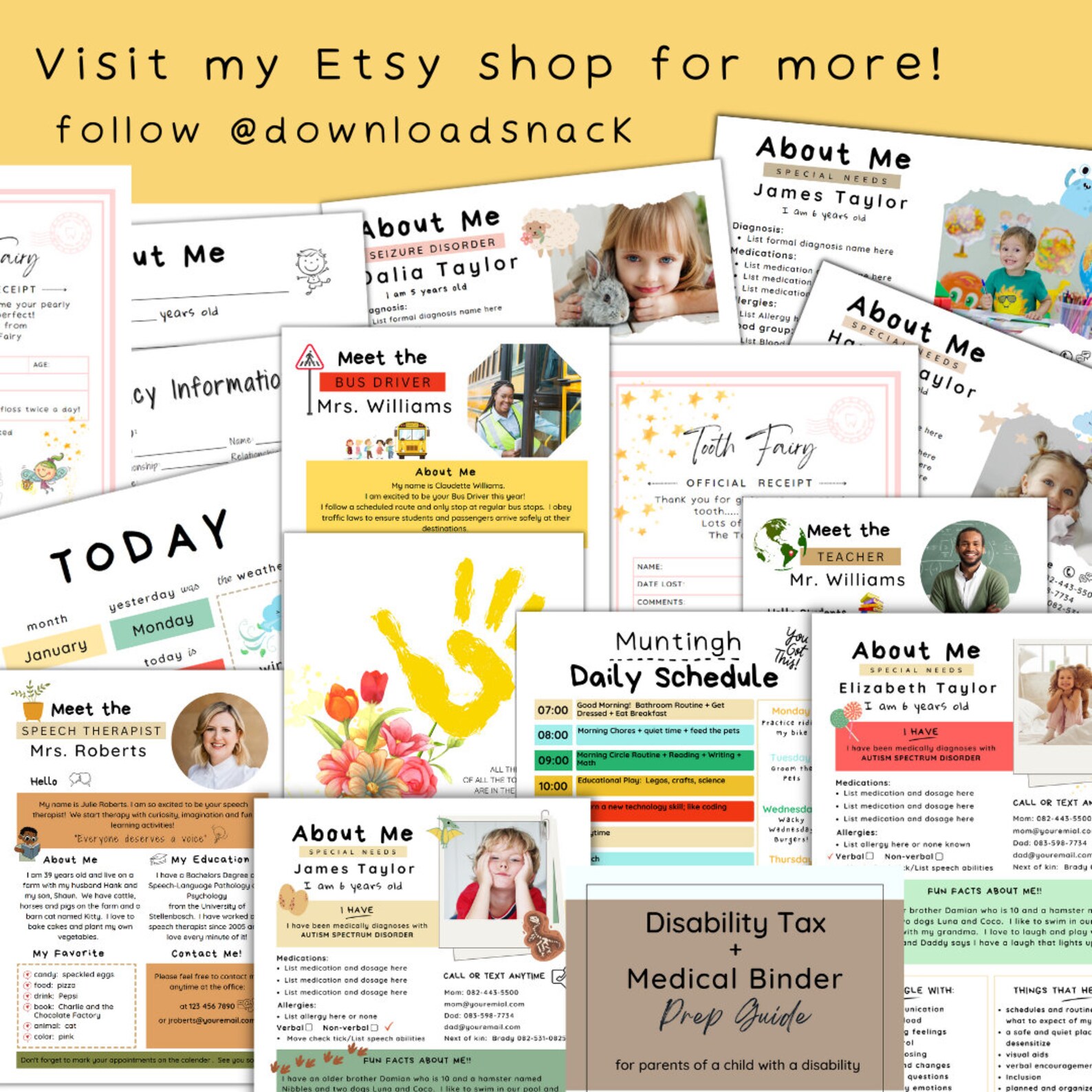 Meet the School Nurse Letter Printable Back to School Note Editable ...