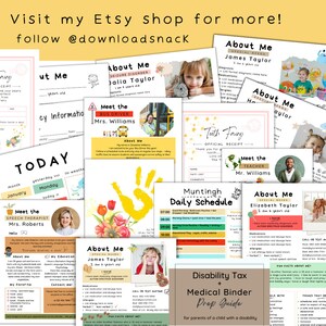 Meet the School Nurse Letter Printable Back to School Note Editable ...