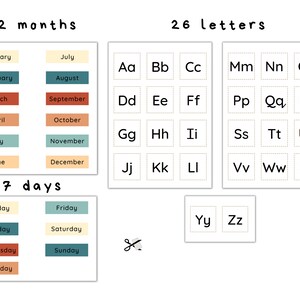 Daily Morning Board Circle Time Calendar Weather Seasons Affirmations ...