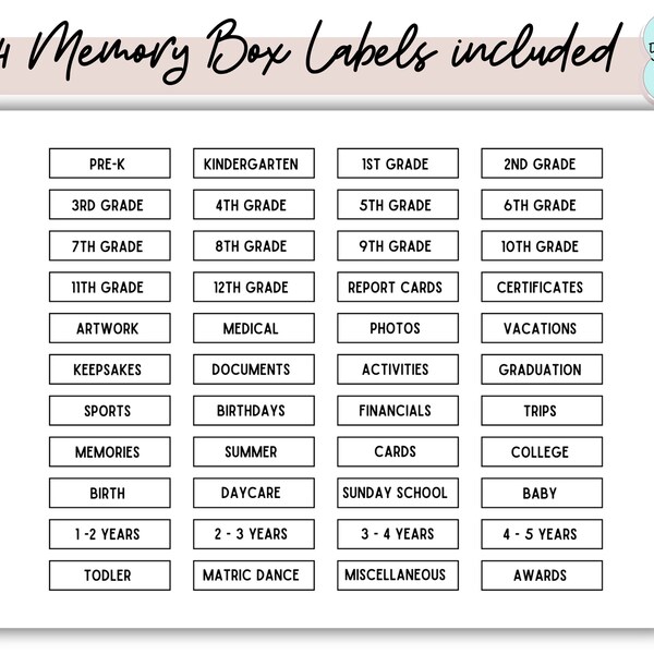 File Folder Labels - Etsy