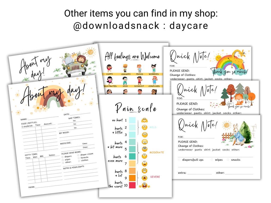 Daycare Incident Report, Daycare Childcare Provider, Child Incident ...