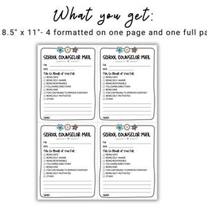 School Counselor Note, School Counselor Mail, Positive Praise, Happy ...