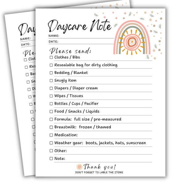 In Home Daycare - Etsy