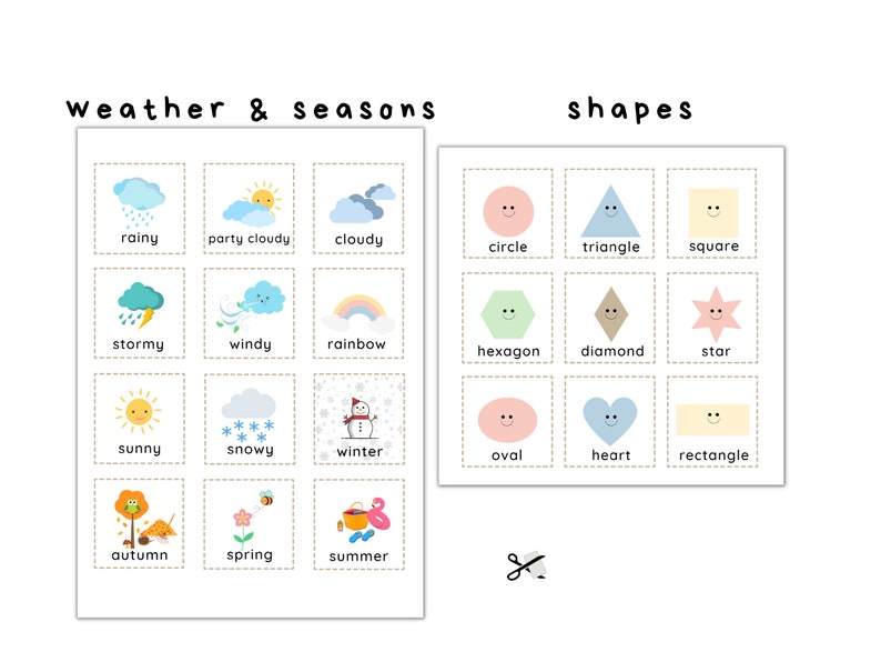Daily Morning Board Circle Time Calendar Weather Seasons - Etsy
