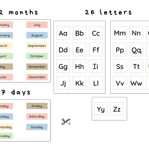 Daily Morning Board Circle Time Calendar Weather Seasons Affirmations ...