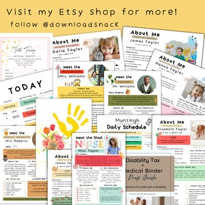 Meet the Speech Language Therapist SLP Letter, Printable Back to School ...