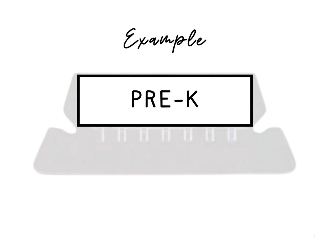 MEMORY Box TAB LABELS, Printable, School File Box, Kids School Years ...