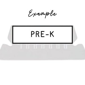 MEMORY Box TAB LABELS, Printable, School File Box, Kids School Years ...