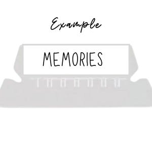 MEMORY Box TAB LABELS, Printable, School File Box, Kids School Years ...