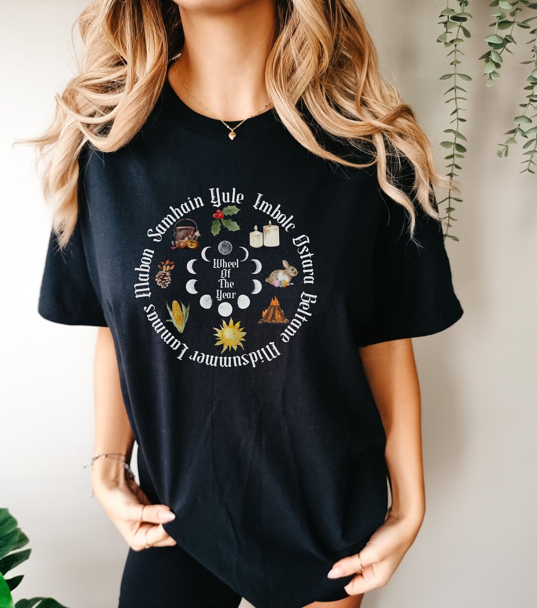 Wheel of the Year Shirt, Pagan Wheel of the Year, Gift for Witch ...