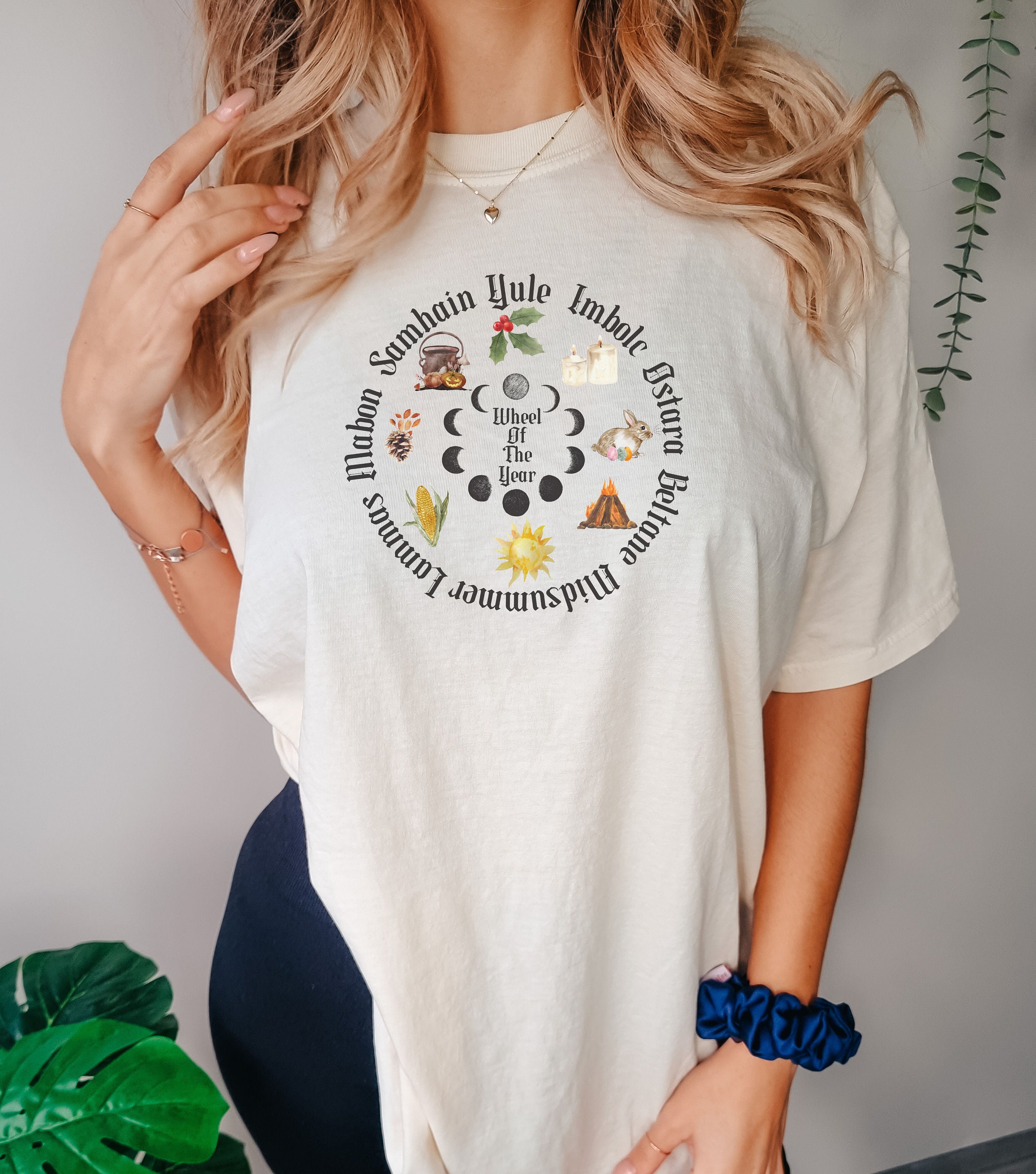 Wheel of the Year Shirt, Pagan Wheel of the Year, Gift for Witch ...