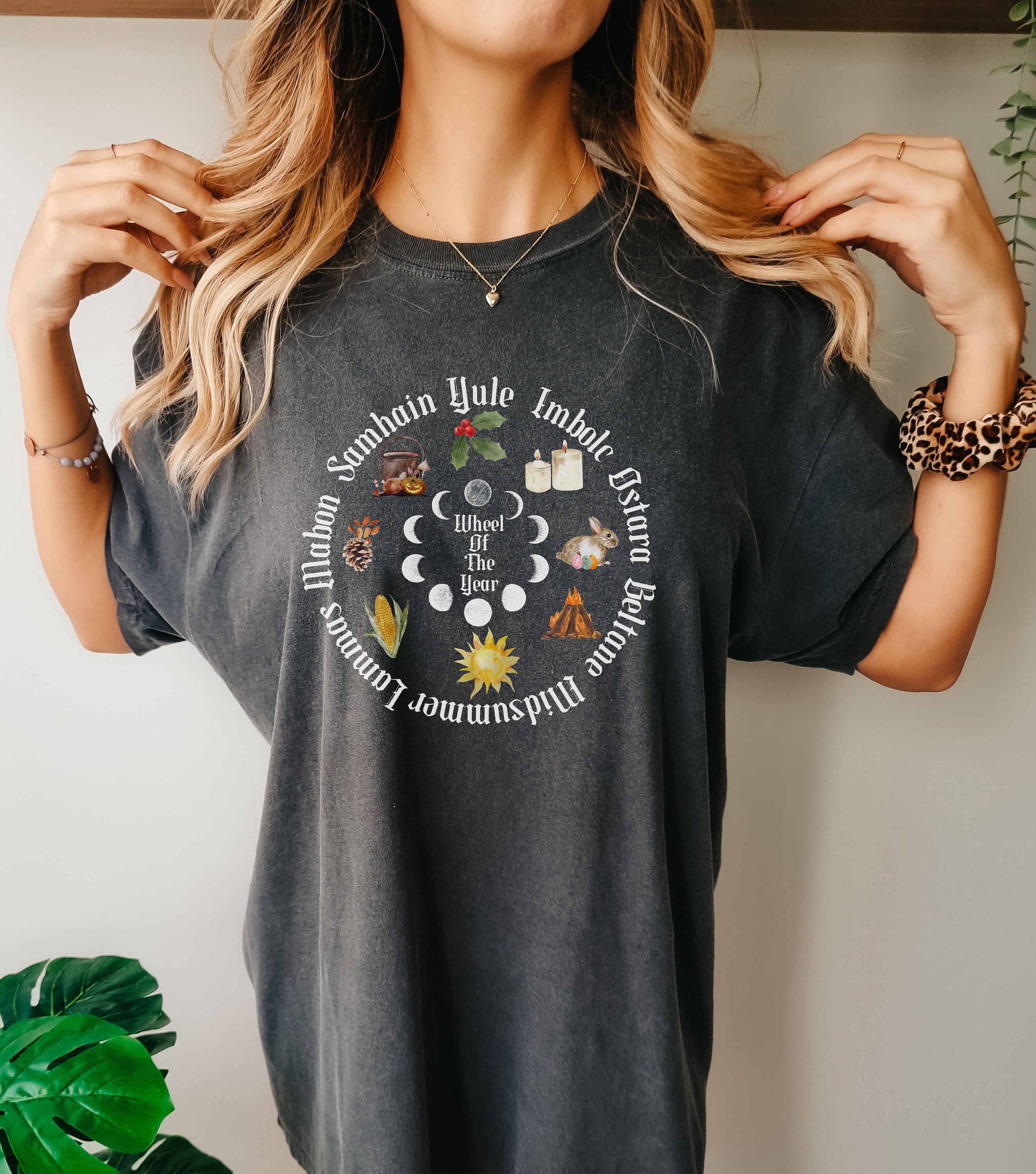 Wheel of the Year Shirt, Pagan Wheel of the Year, Gift for Witch ...