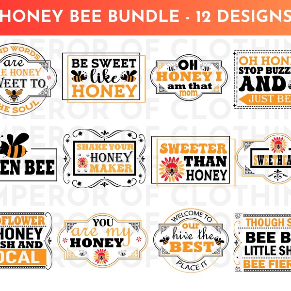 Honey Bee Labels - Etsy