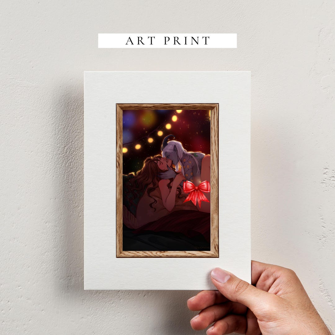 Art Print for Little Miss Santa Claws: Cozy Blankets - Etsy