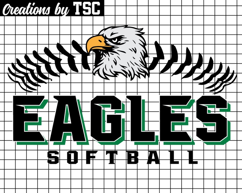 Eagles Softball Digital Download .PNG .SVG Circuit Ready - Etsy