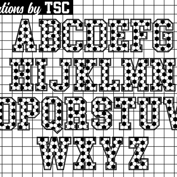 Soccer Wall Letters - Etsy