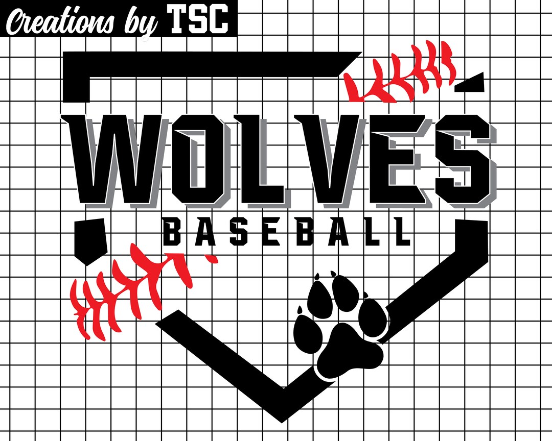 Wolves Baseball | Digital Download | .PNG .SVG | Circuit Ready ...