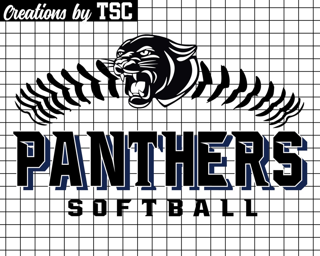 Panthers Softball | Digital Download | .PNG .SVG | Circuit Ready ...