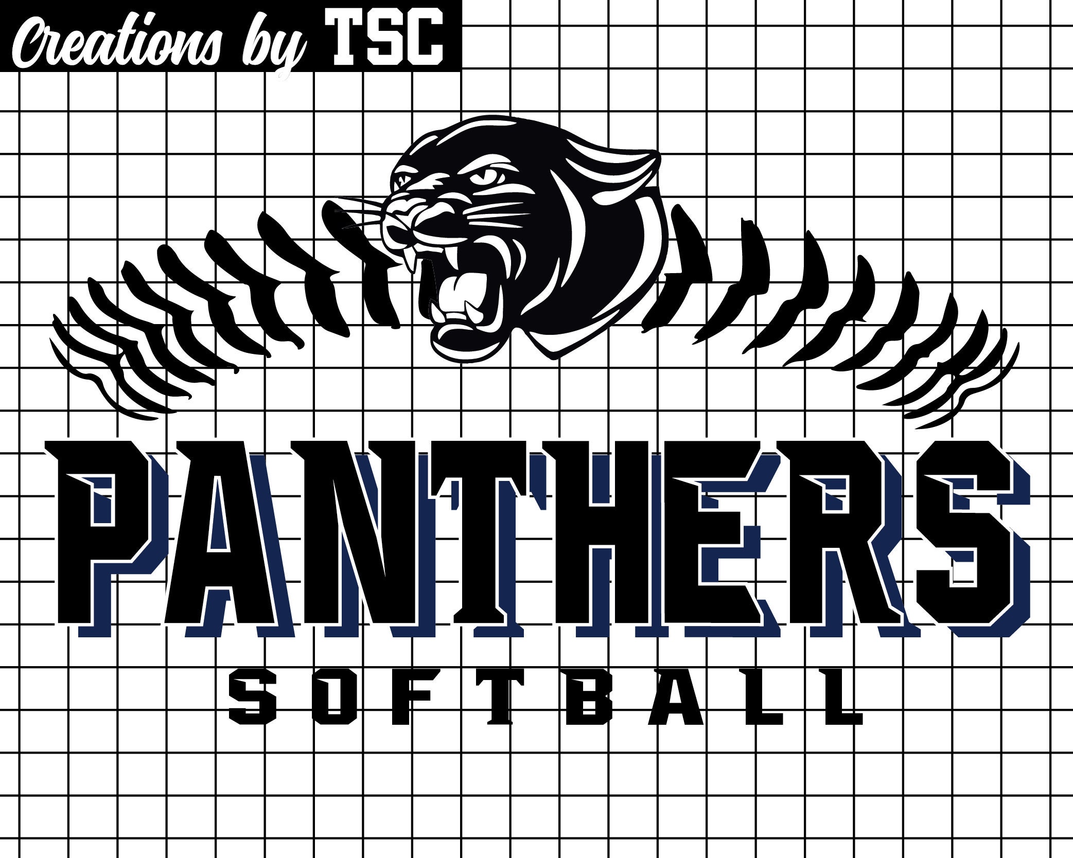 Panthers Softball Digital Download .PNG .SVG Circuit - Etsy