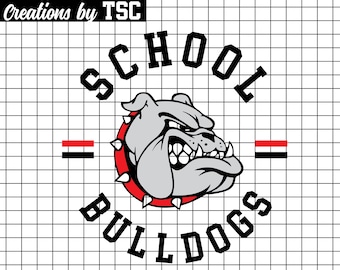 Bulldog Mascot Digital Download .PNG .SVG Circuit Ready Sublimation Ready - Etsy
