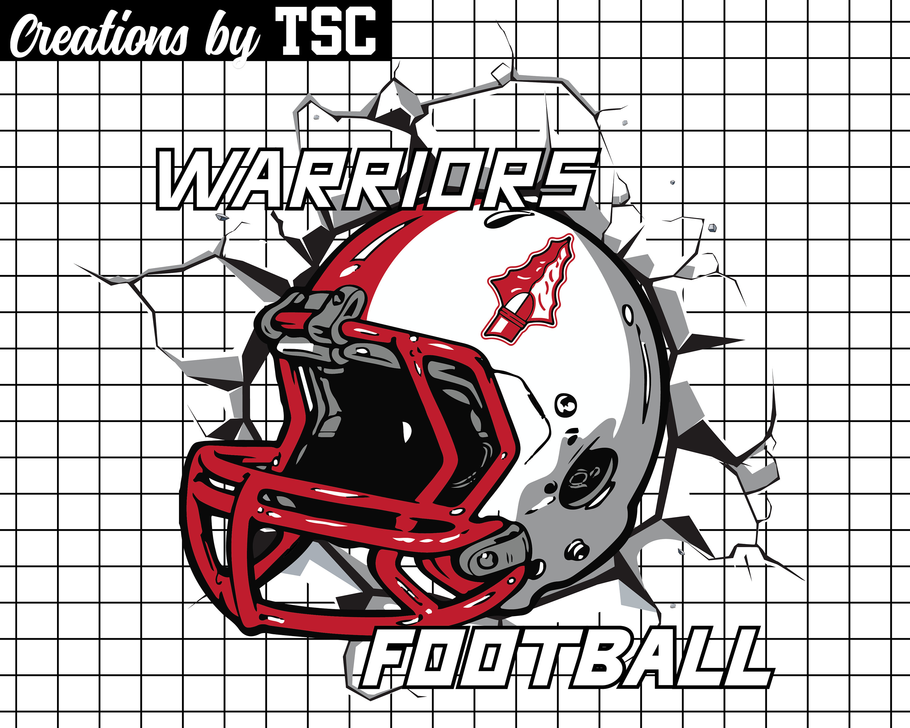 Warriors Football Helmet Digital Download .PNG - Etsy