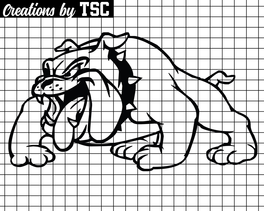 Bulldogs Mascot | Digital Download | .PNG .SVG | Circuit Ready | Sublimation Ready - Etsy