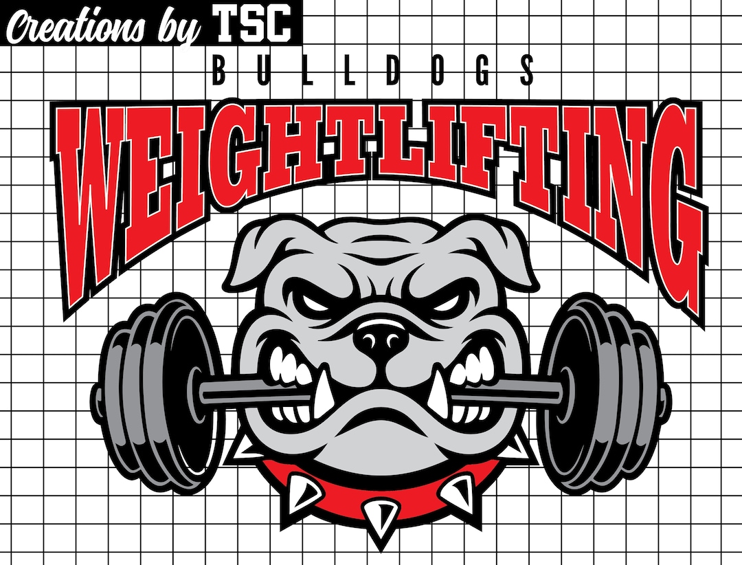 Bulldog Weightlifting | Digital Download | .PNG | Sublimation Ready ...
