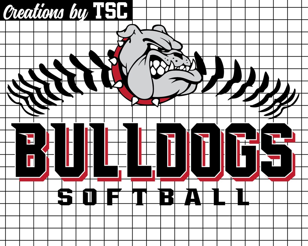 Bulldogs Softball | Digital Download | .PNG .SVG | Circuit Ready ...