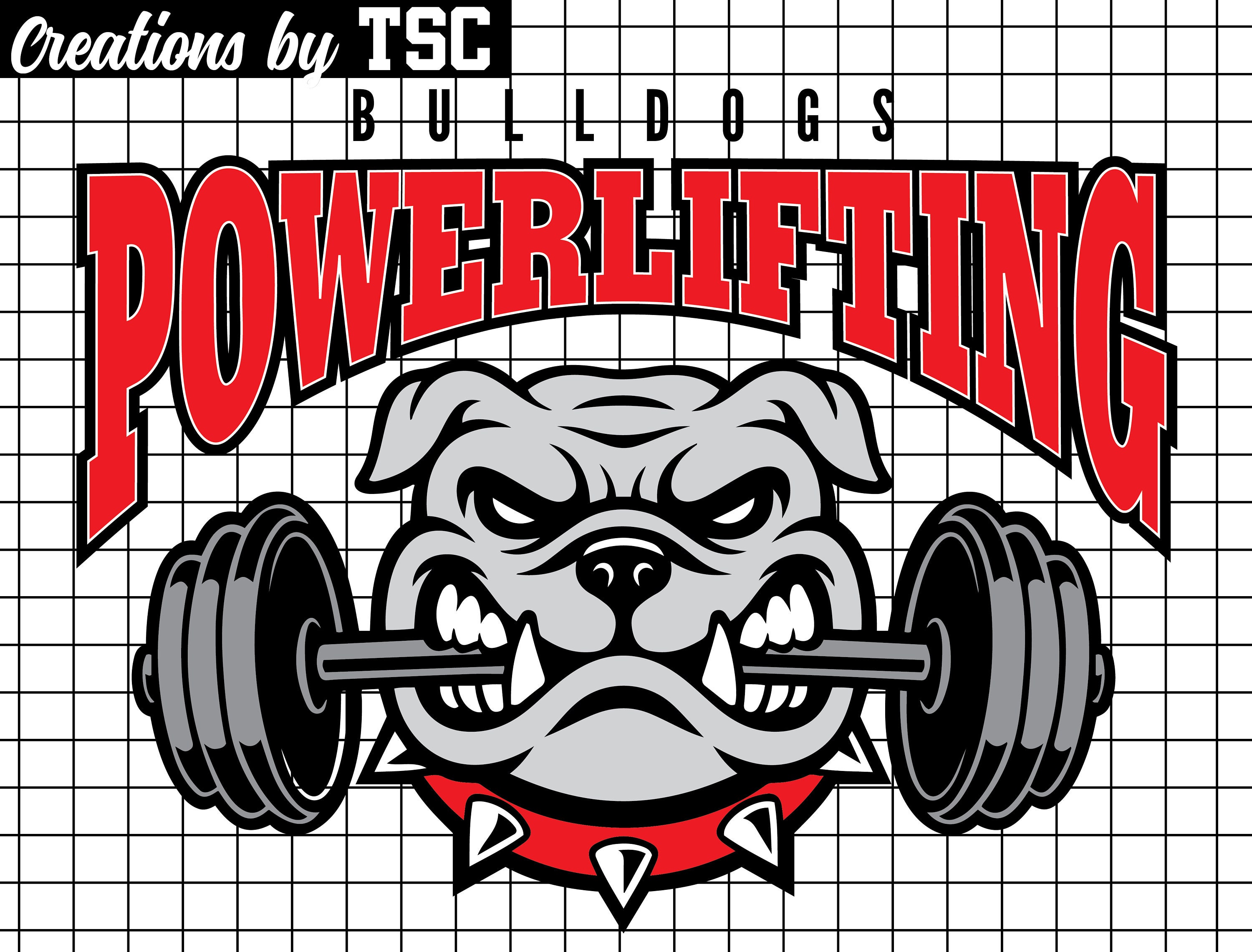 Powerlifting Bulldog | Digital Download | .PNG | Sublimation Ready ...