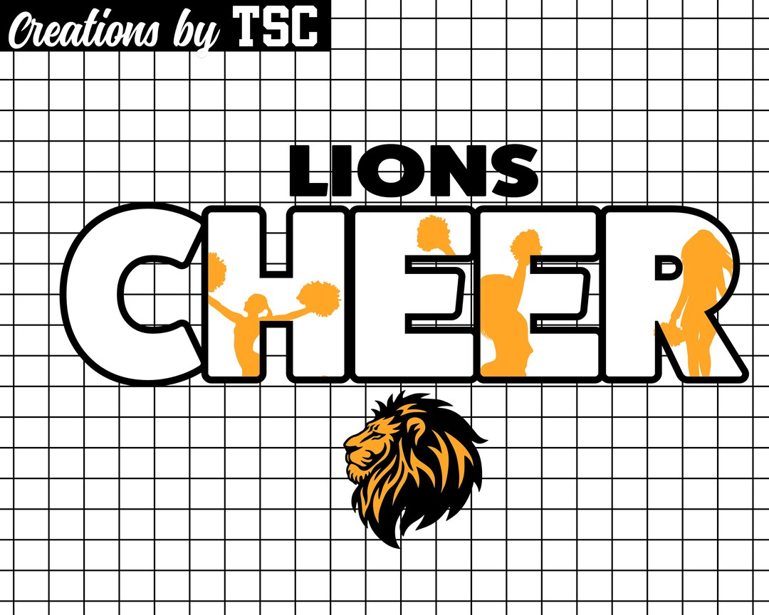 Lion Cheer | Digital Download | .PNG | Sublimation Ready - Etsy