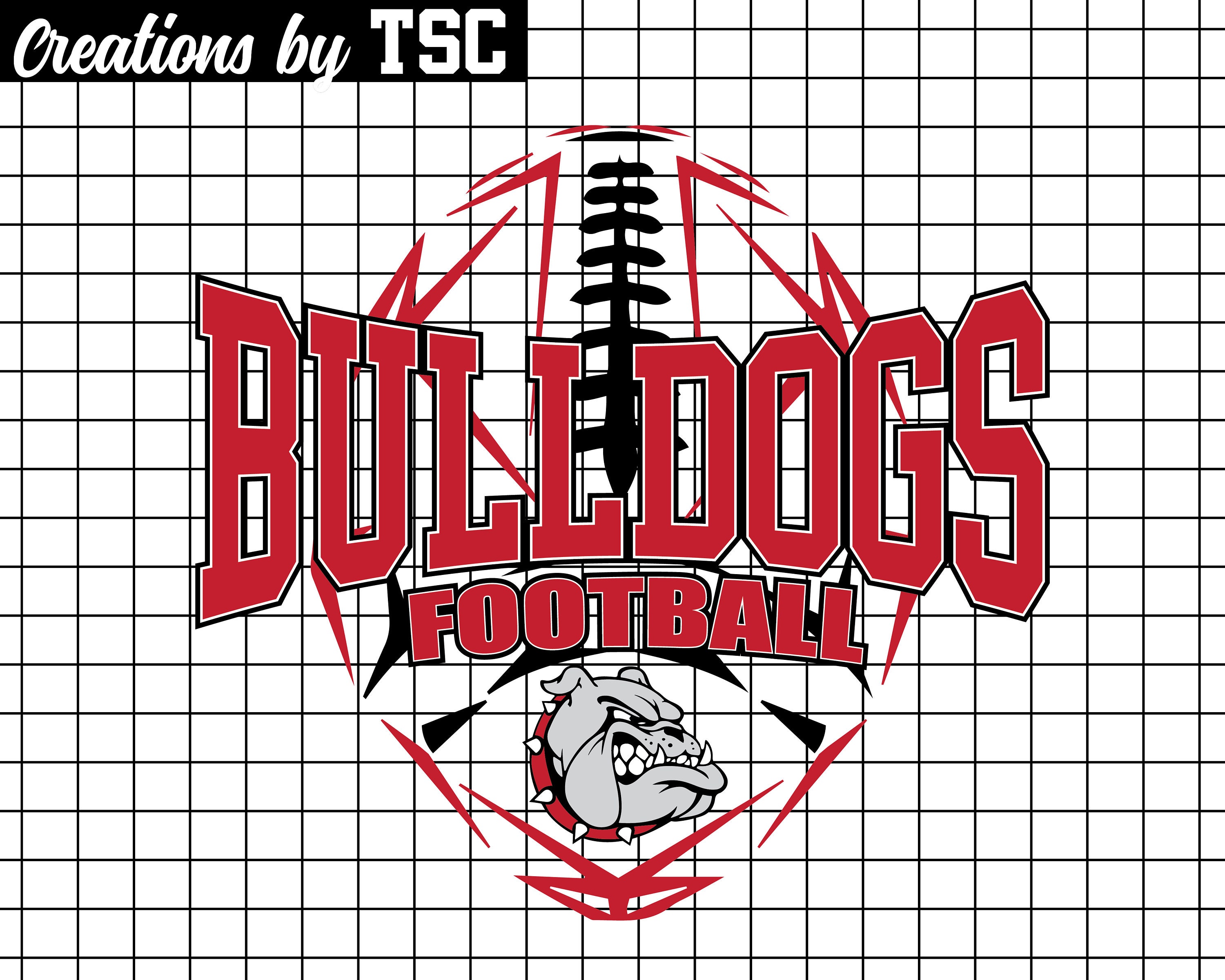 Bulldog Football Clip Art