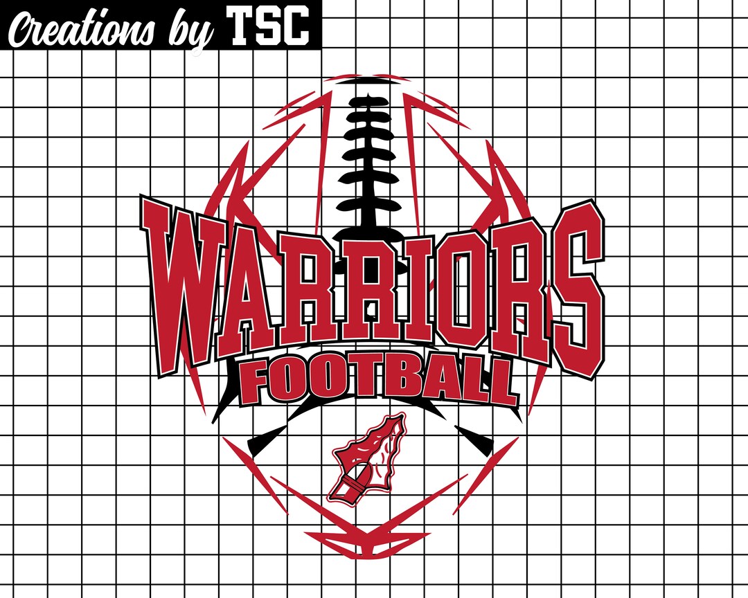 Warriors Football | Digital Download | .PNG | Sublimation Ready - Etsy